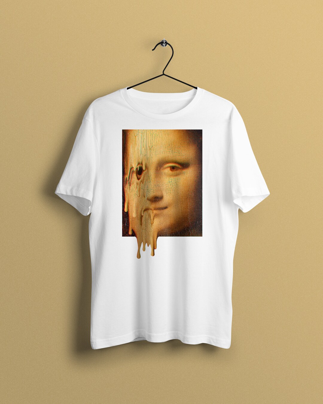 Melt Down Mona Lisa Unisex T-shirt, Aesthetic T-shirt, Surreal T-shirt ...