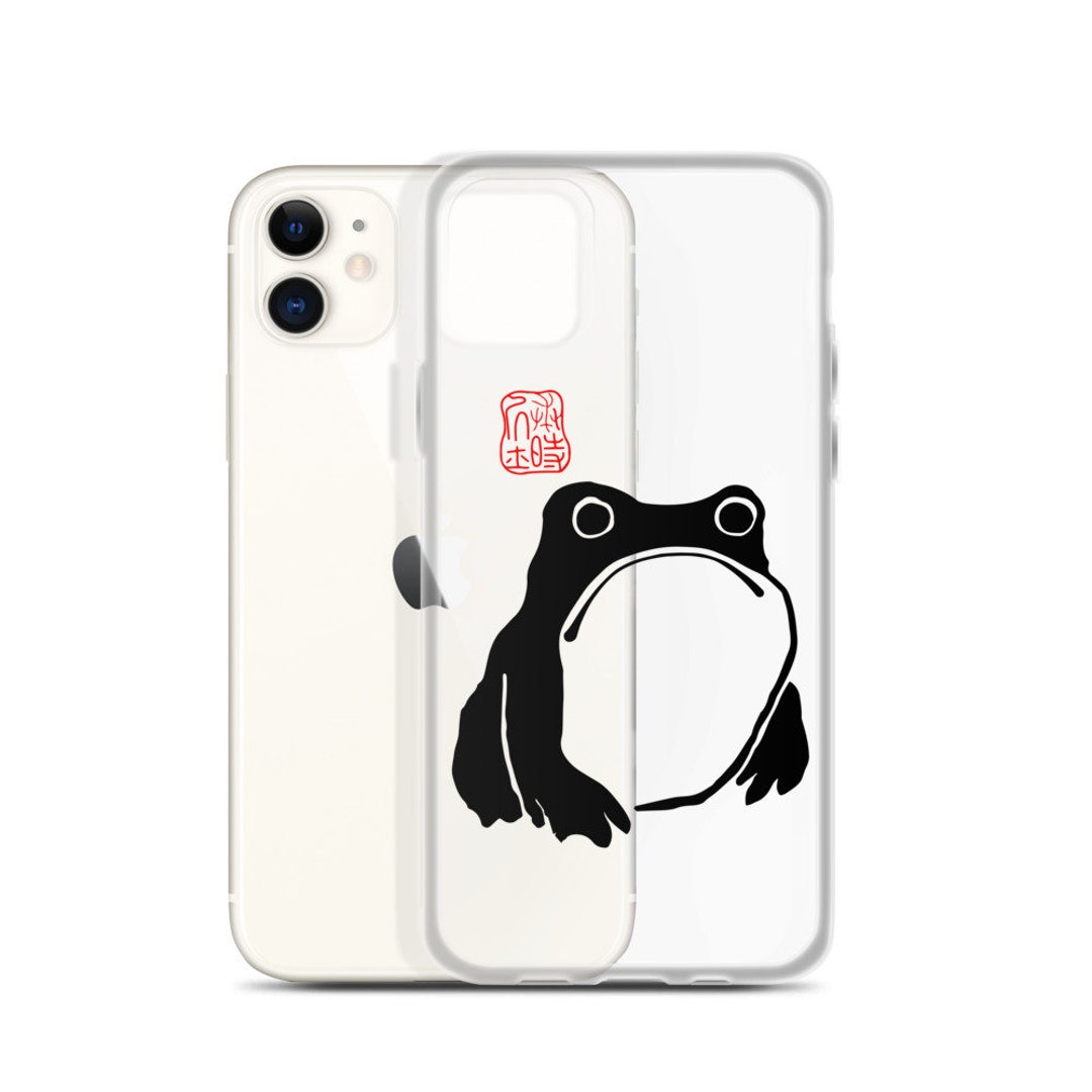Unimpressed Frog iPhone Case, iPhone 14 Case, Asian Art iPhone Case ...