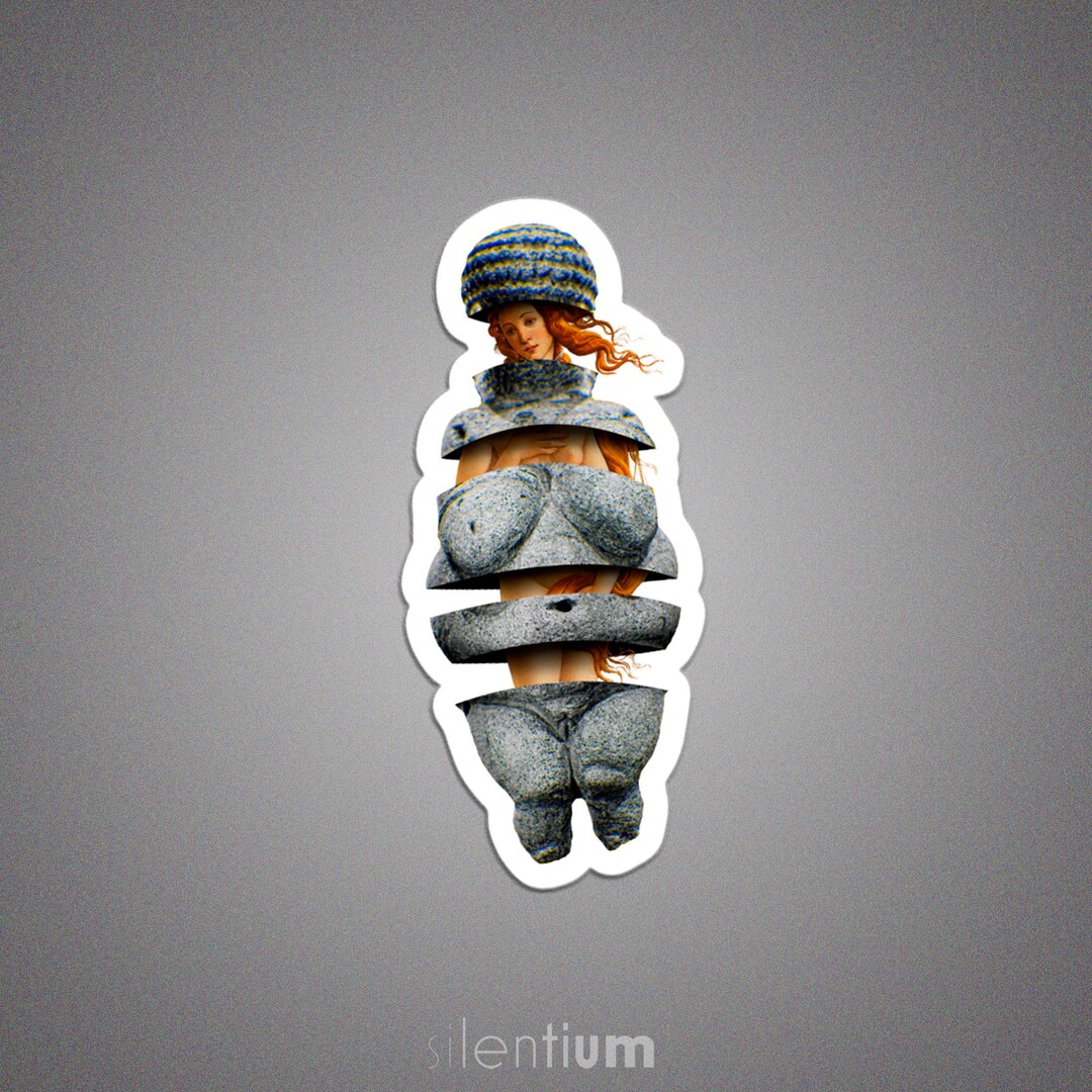 The Birth of Venus Sticker, Venus of Willendorf, Botticelli Sticker ...