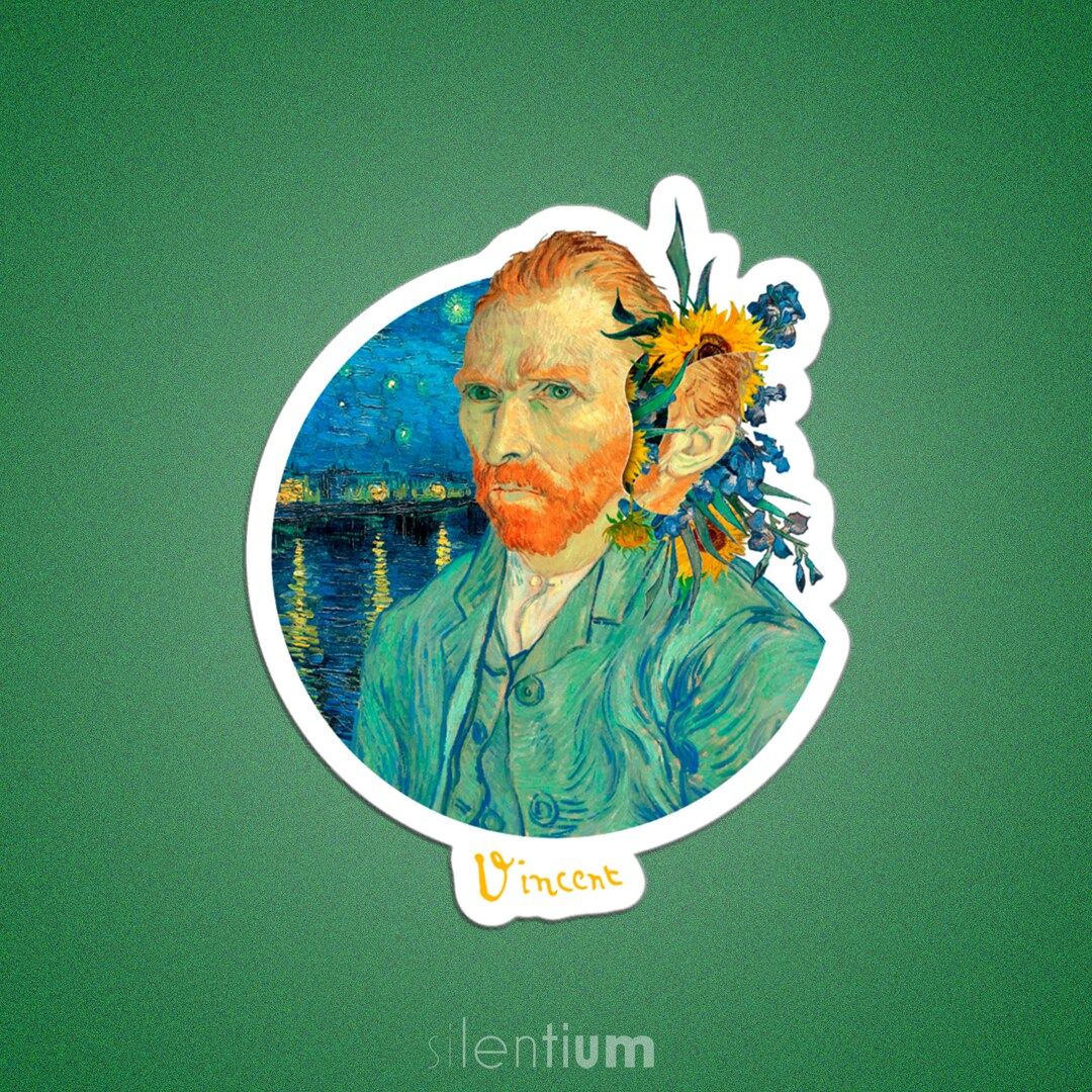 Van Gogh Sticker Adult Sticker Planner Stickers Laptop - Etsy