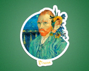 Van Gogh Sticker Adult Sticker Planner Stickers Laptop | Etsy