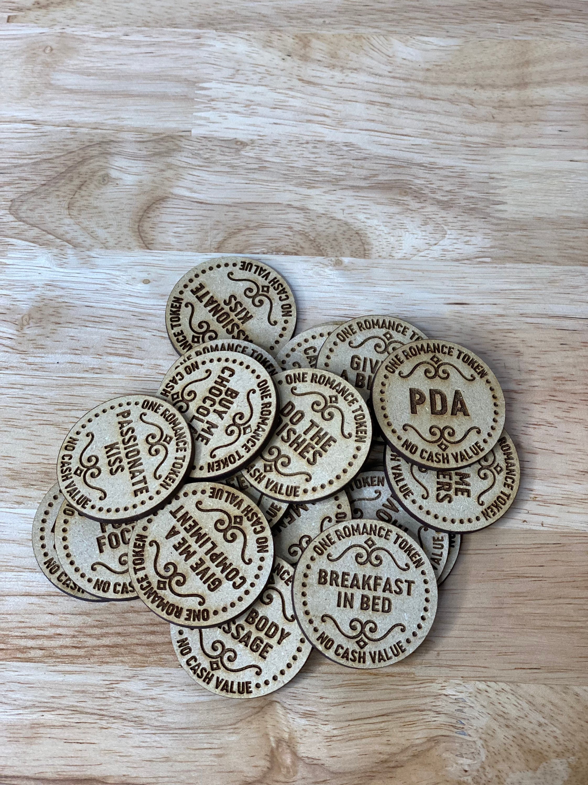 Naughty and Romantic Box With 40 Tokens - Etsy