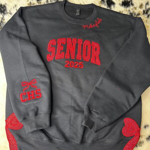 Embroidered Senior Sweatshirt | Senior Sweatshirt| Graduate Sweatshirt ...