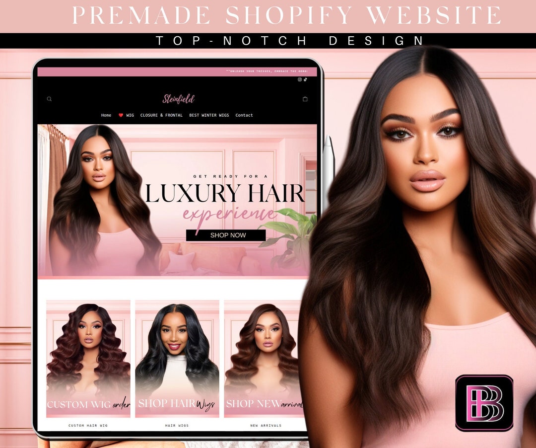 Hair Shopify Theme | Hair Stylist Shopify Theme | Hair Web Banners ...