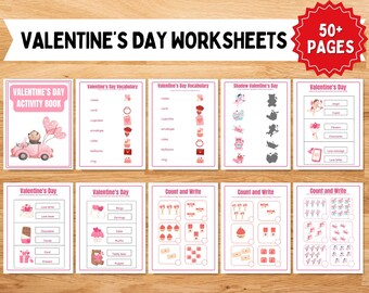 Valentine's Day Activity Bundle | 50+ Pages | Valentine's Day ...