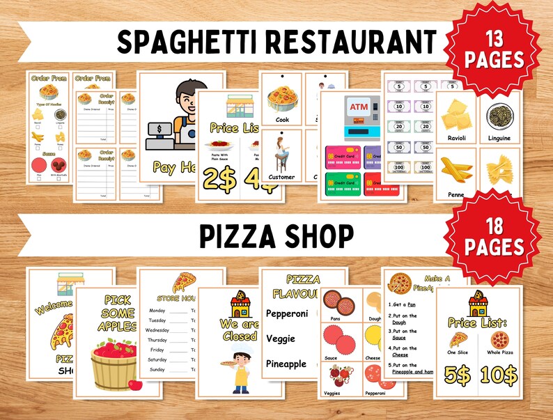 Preschool Pre-k + Kindergarten Pretend Play Ultimate Bundle | +100 ...