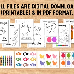 Kids Coloring and Activity Worksheets Ultimate Bundle! Printable ...