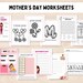 Mother's Day & Father's Day Activity Bundle | 20+ Pages | Mother's Day ...