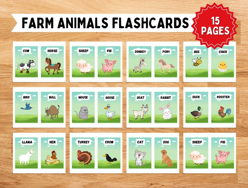 Kids Learning Flashcards Ultimate Bundle | +200 Pages | Printable ...
