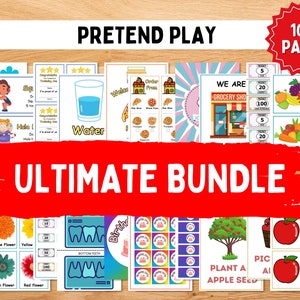Preschool Pre-k + Kindergarten Pretend Play Ultimate Bundle | +100 ...