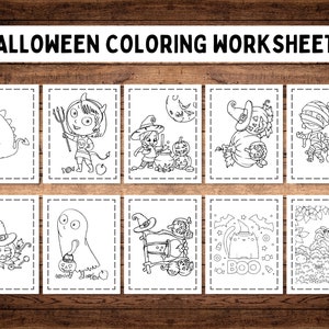 Halloween Coloring Pages for Kids: 40+ Printable Activity Sheets (PDF ...