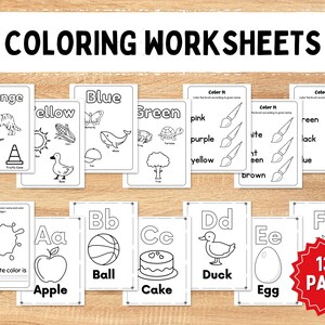 Kids Coloring and Activity Worksheets Ultimate Bundle! Printable ...