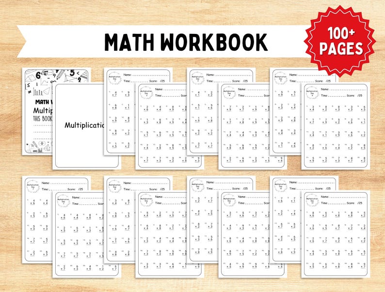 Math Worksheets Ultimate Bundle | +200 Pages | Printable Activity ...