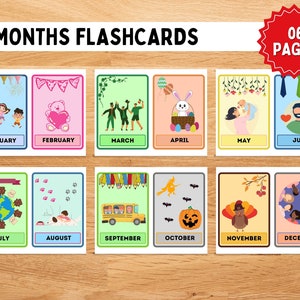 Kids Learning Flashcards Ultimate Bundle | +200 Pages | Printable ...