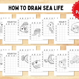 Under the Sea | Sea Animal Coloring Book Pages | 80+ Pages | Printable ...