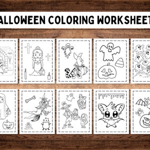 Halloween Coloring Pages for Kids: 40+ Printable Activity Sheets (PDF ...