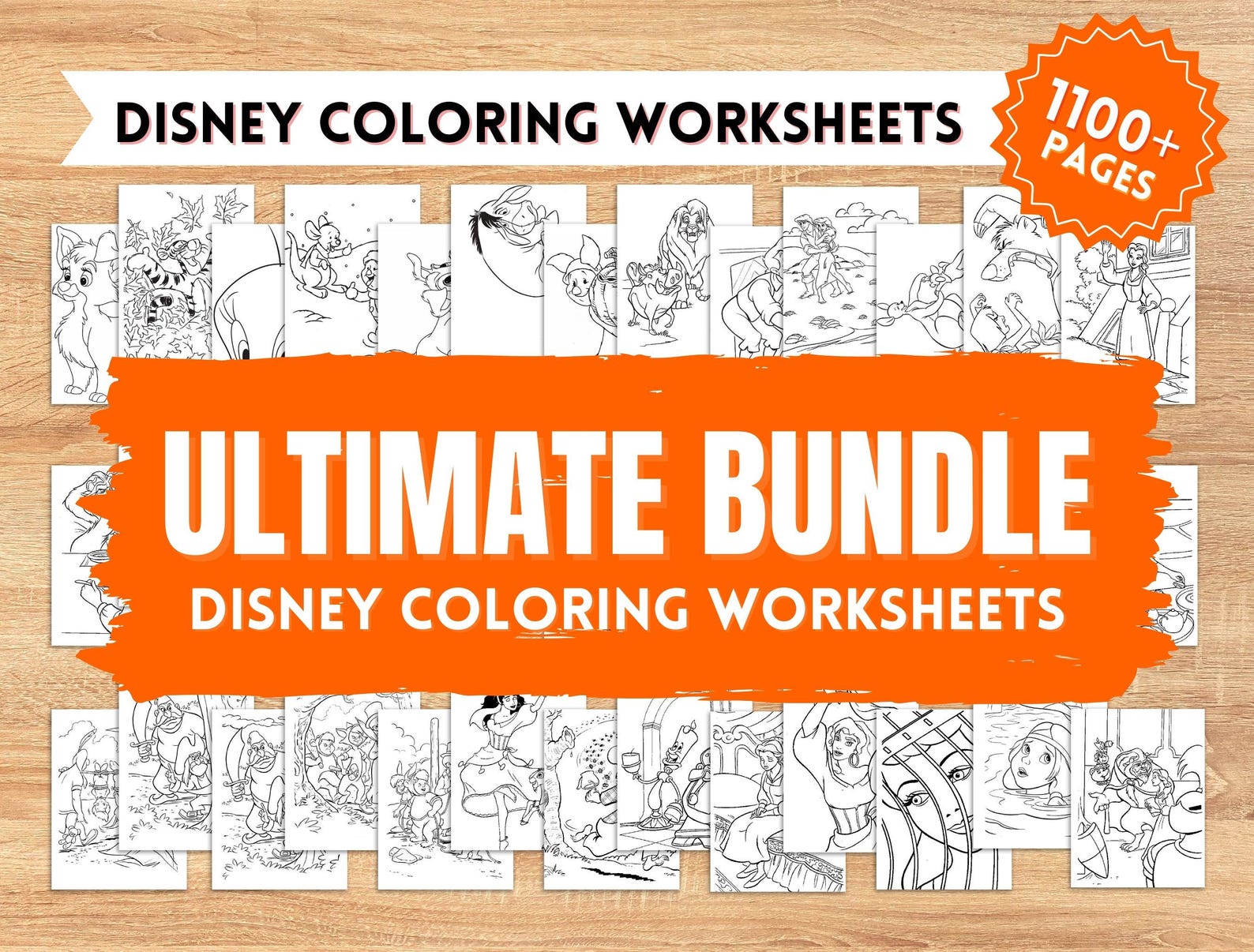 1100+ Coloring Pages | Various Famous Characters | Coloring Printables ...