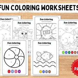 Kids Coloring and Activity Worksheets Ultimate Bundle! Printable ...