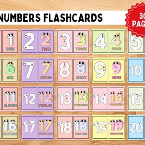 Kids Learning Flashcards Ultimate Bundle | +200 Pages | Printable ...