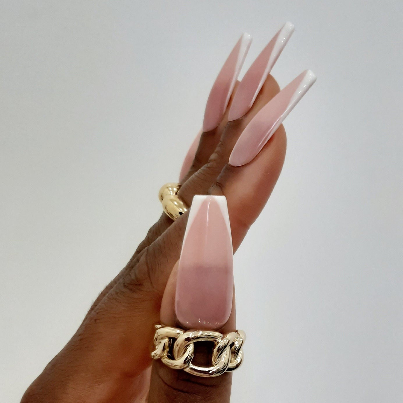 Baby Pink Acrylic Nails Tumblr