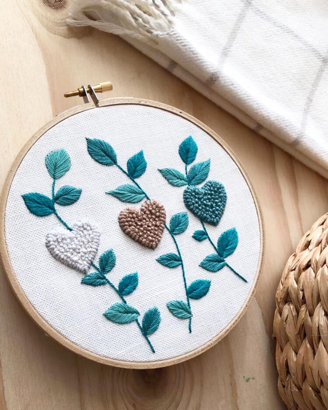 Heart Vines Pattern. PDF Embroidery Pdf Beginners Embroidery Instant ...