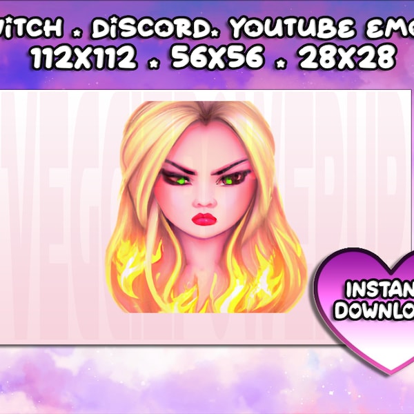 Twitch Angry Girl - Etsy