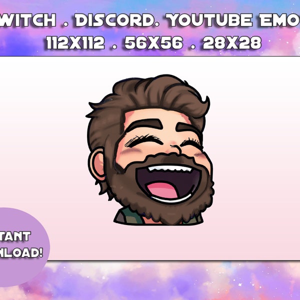 Bearded Man Emote - Etsy