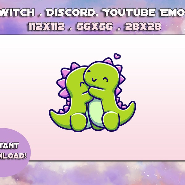 Twitch Dino Emotes - Etsy