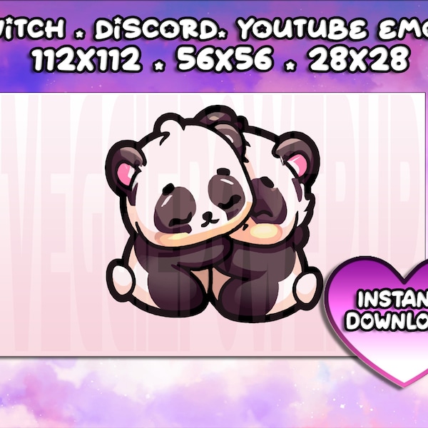Panda Discord Emoji - Etsy