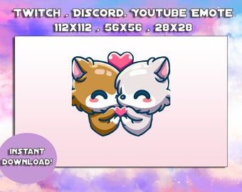 Twitch Cuddle Emote - Etsy