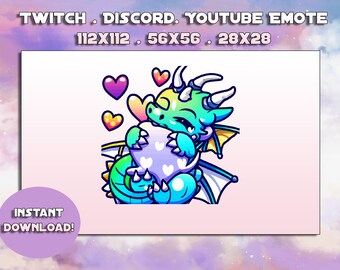 Twitch Cuddle Emote - Etsy