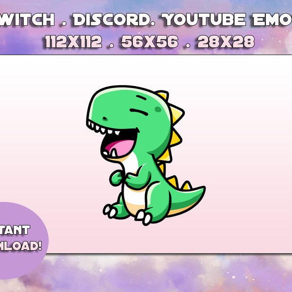 Laughing Dino Emote - Etsy