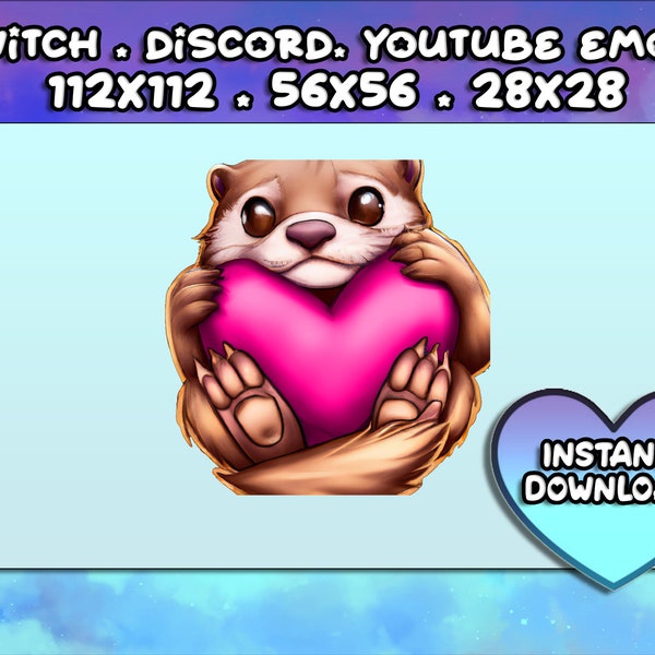 Cozy Otter Emote - Etsy