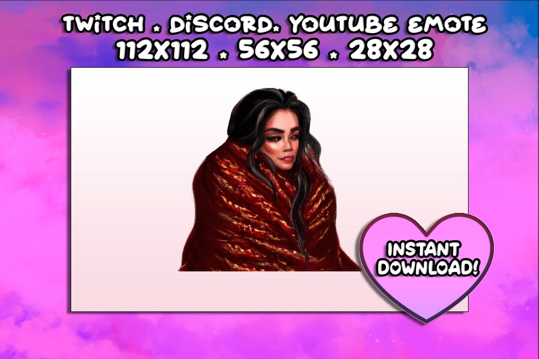 Wise Woman Cozy Twitch Emote for Soft and Soothing Streams - Etsy