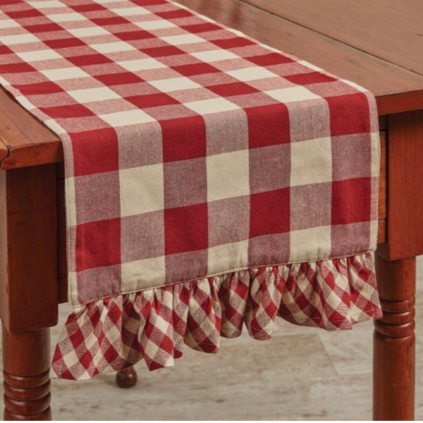 Ruffled Table Runner - Etsy