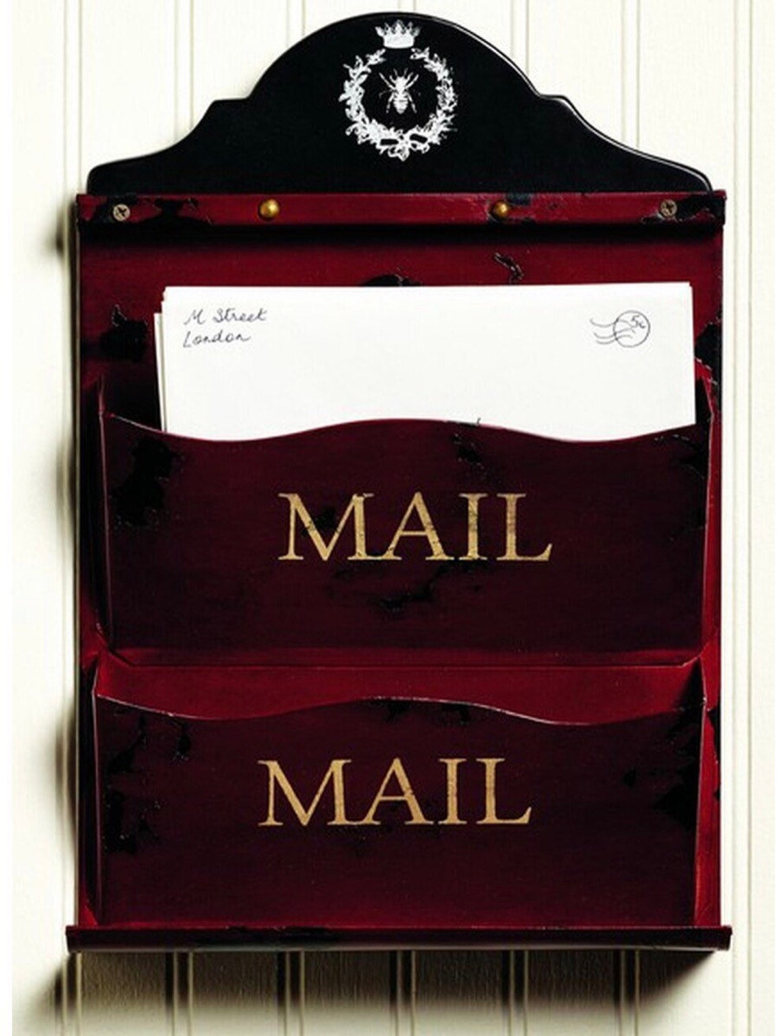 Mail Metal Double Letter Rack | Etsy