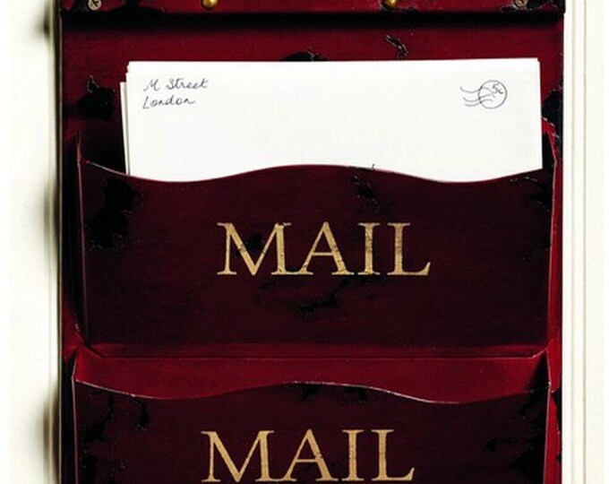 Mail Metal Double Letter Rack - Etsy