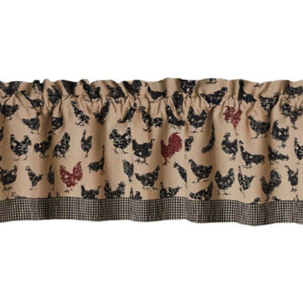 Chicken Valance - Etsy