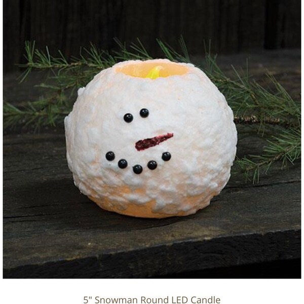 Snowman Candle - Etsy
