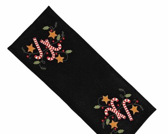 Candy Cane Table Runner - Etsy