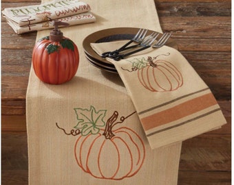Pumpkin Harvest Table Runner 13 X 54. NEW - Etsy