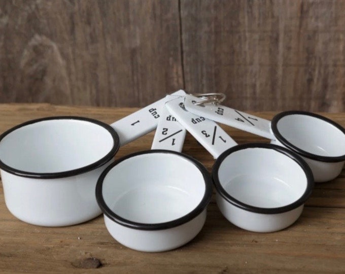 Measuring Cups Enamelware - Etsy