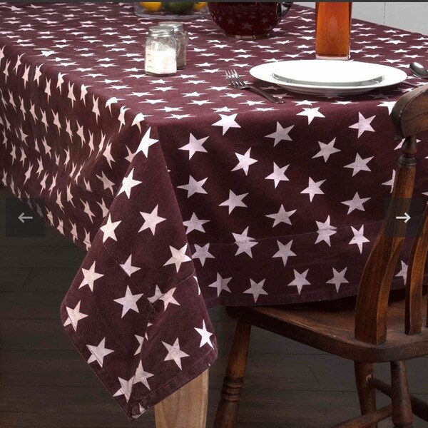 Red Table Cloth - Etsy