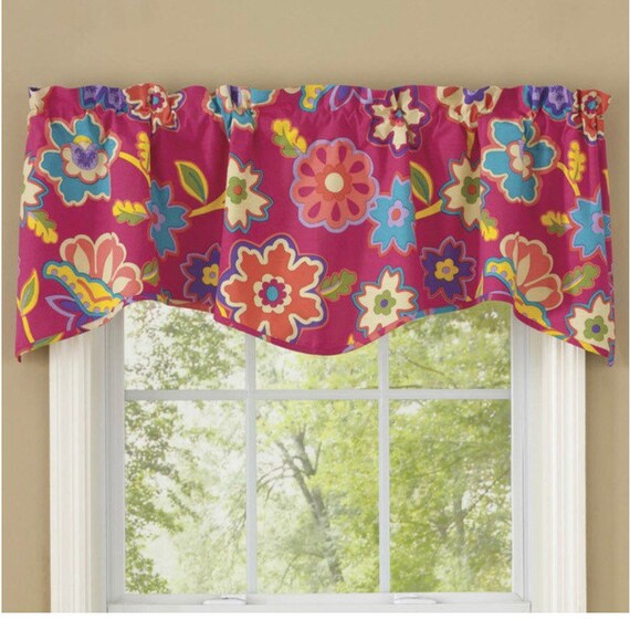 Patio Party Lined Wave Valance NEW - Etsy