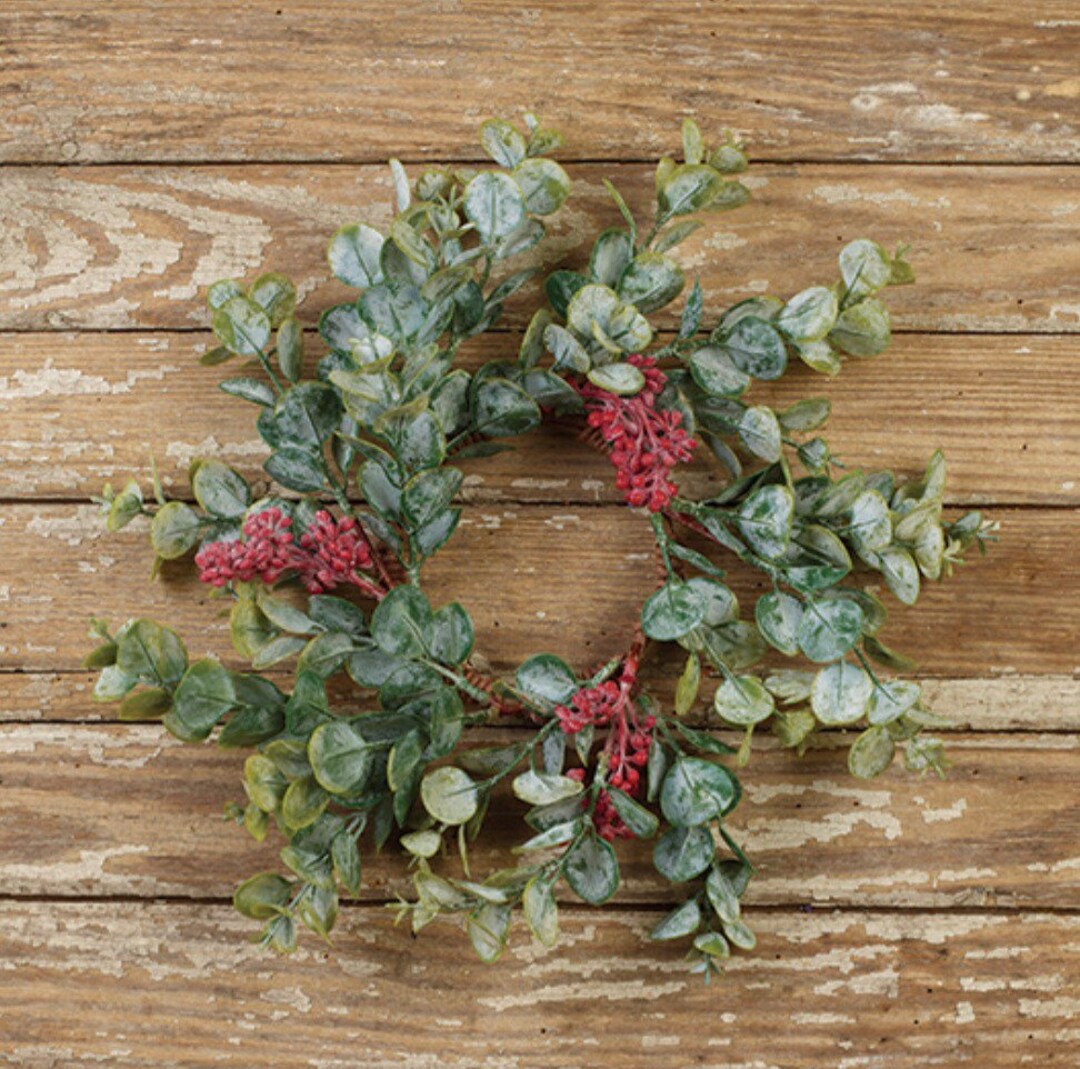 10 Eucalyptus N Red Berries Ring 3.5 Inner - Etsy