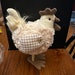 Standing Stuffed Chicken Decor New - Etsy