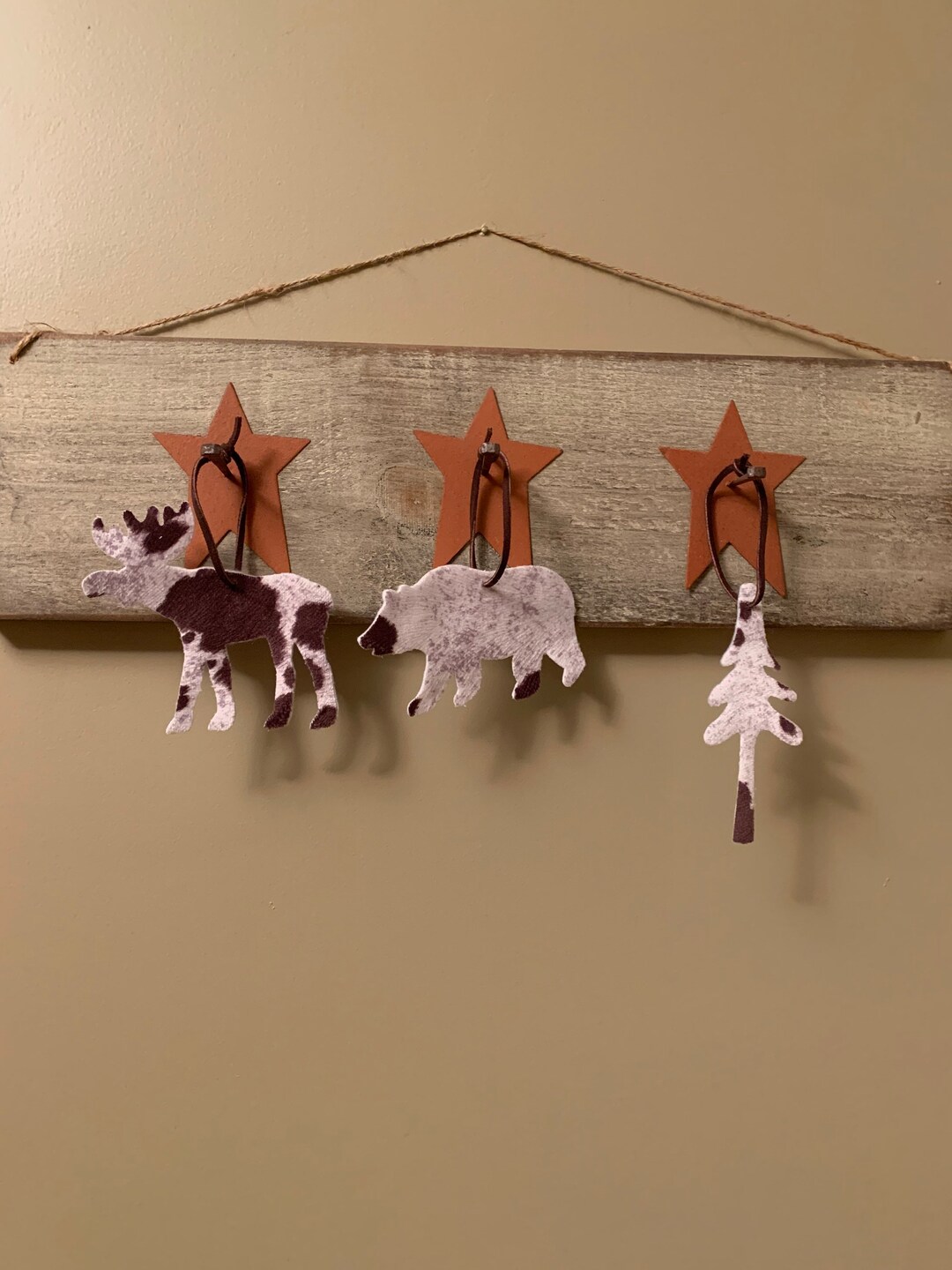 Cow Print Christmas Ornaments - Etsy