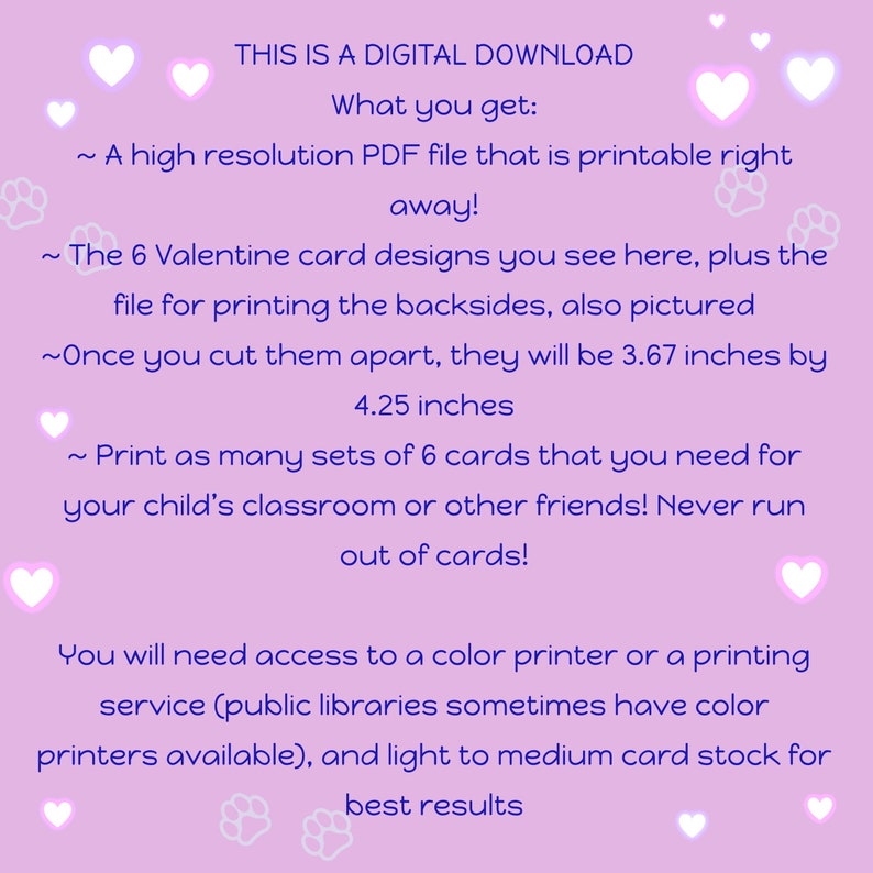 Printable Pet Valentine Cards With Cute Sayings for Kids: Cat, Dog ...