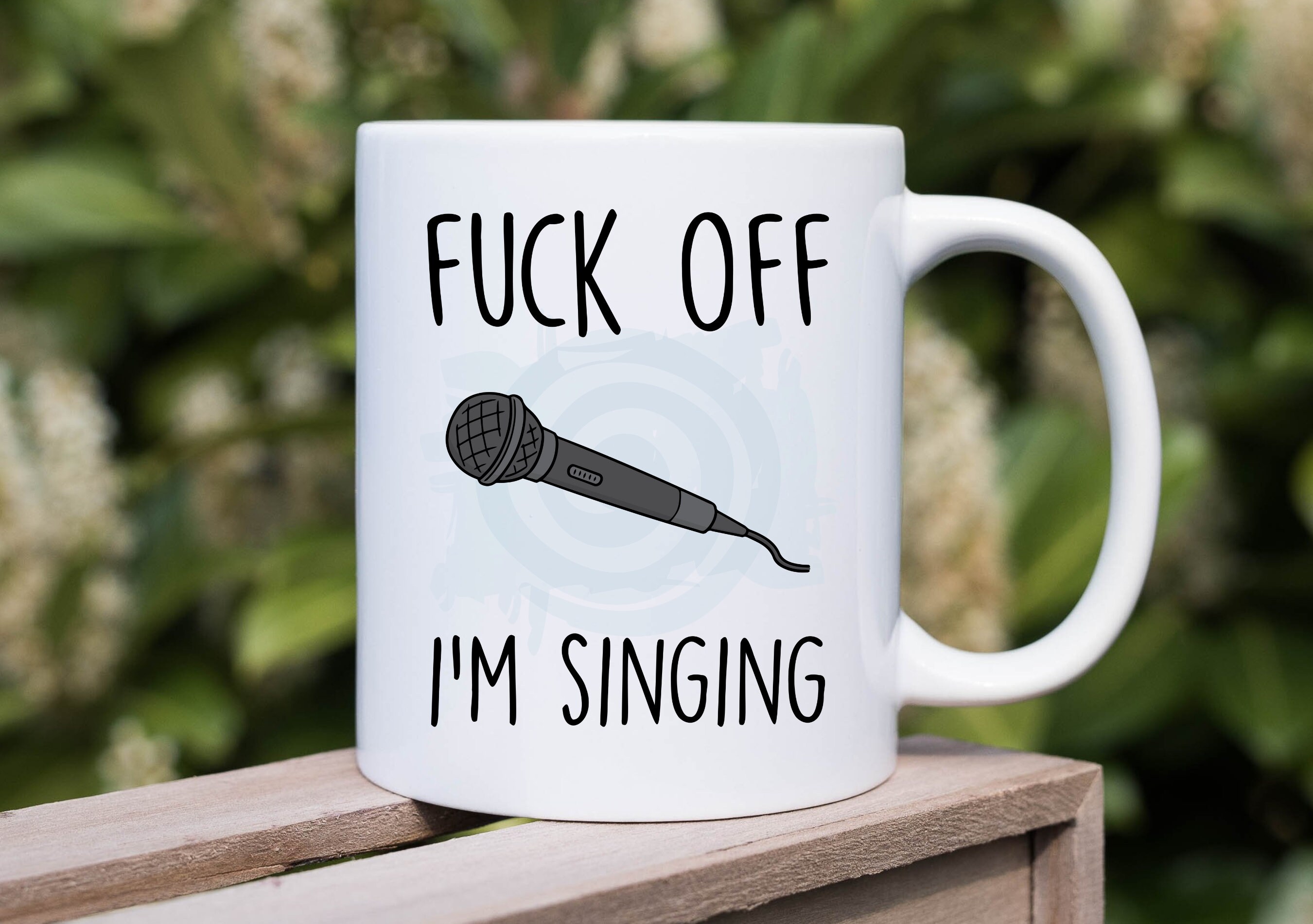 Rude Singer Mug Unique & Funny Singing Gift Profanity Mug - Etsy