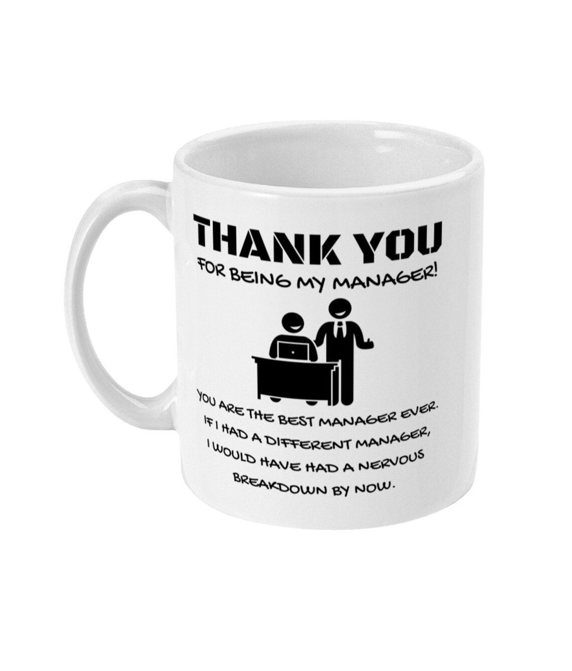 Thank You Manager Mug. Best Manager Gifts. Cup for Project | Etsy